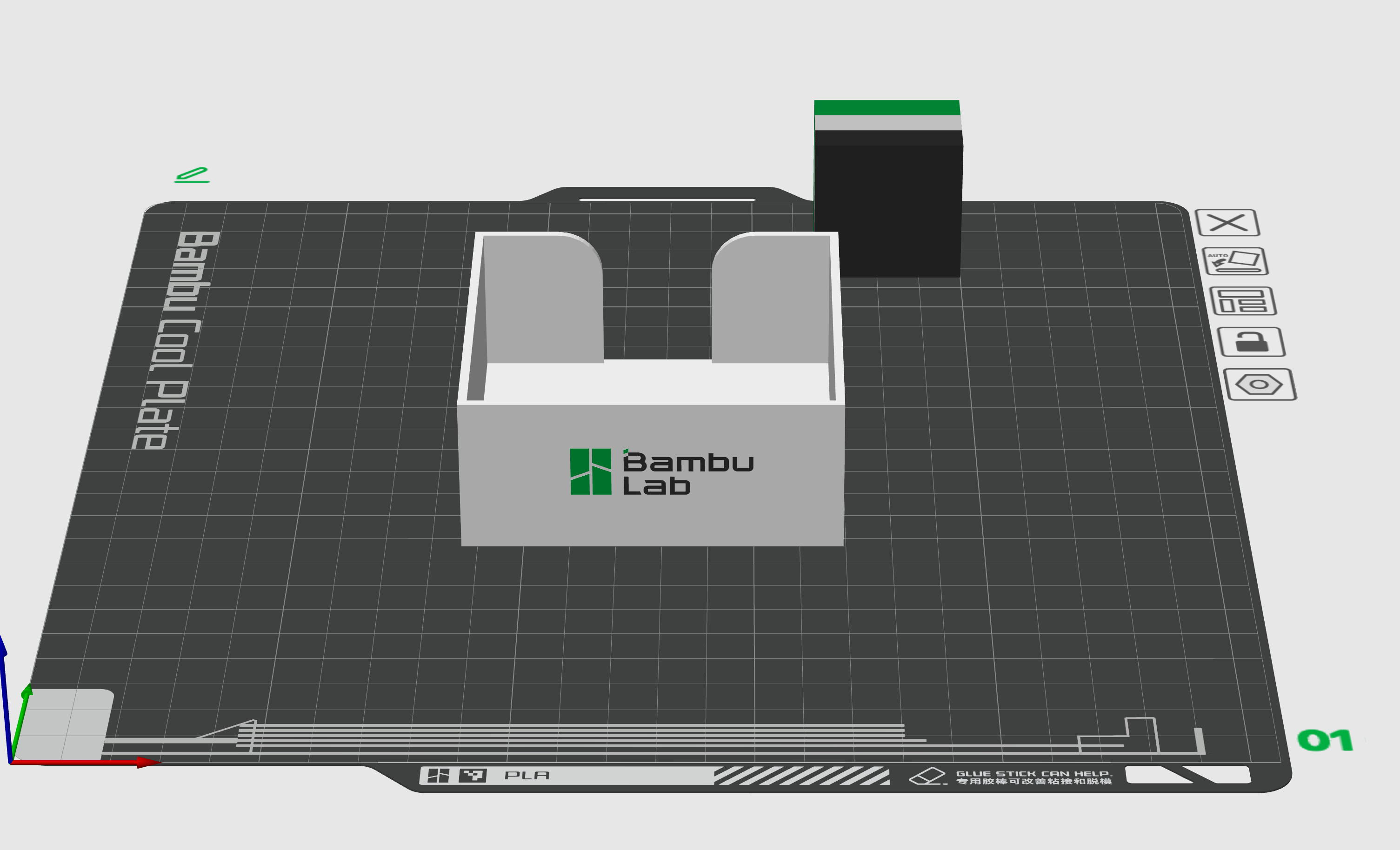Post it holder Bambu Lab logo par Culebra | Téléchargez gratuitement un ...