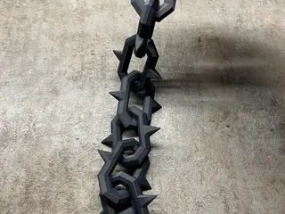 Spiked Chain by Japrusek | Download free STL model | Printables.com