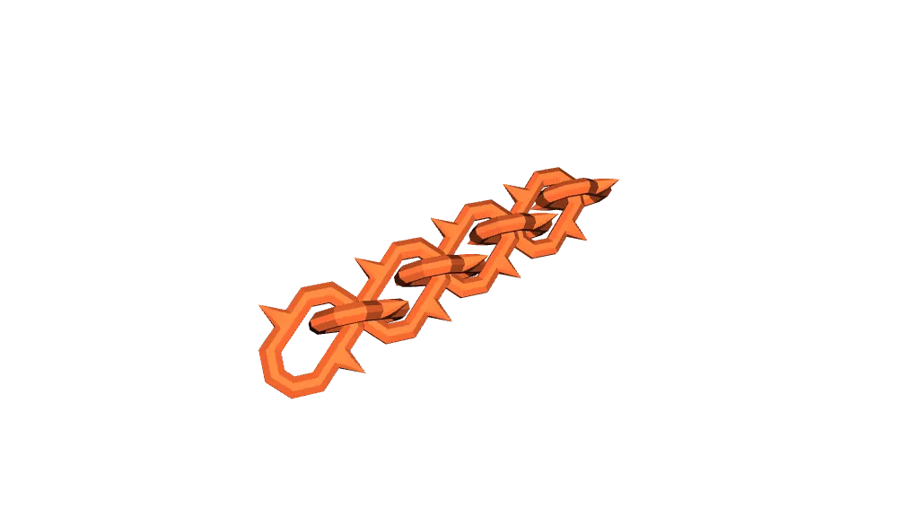 Spiked Chain by Japrusek | Download free STL model | Printables.com