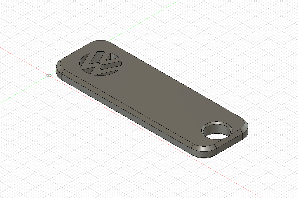 VW Keychain by Jason | Download free STL model | Printables.com