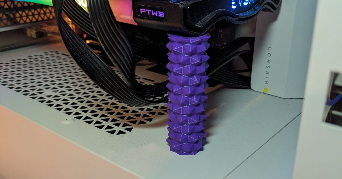 GPU Support Hexagon Pattern by Stu142 | Download free STL model ...