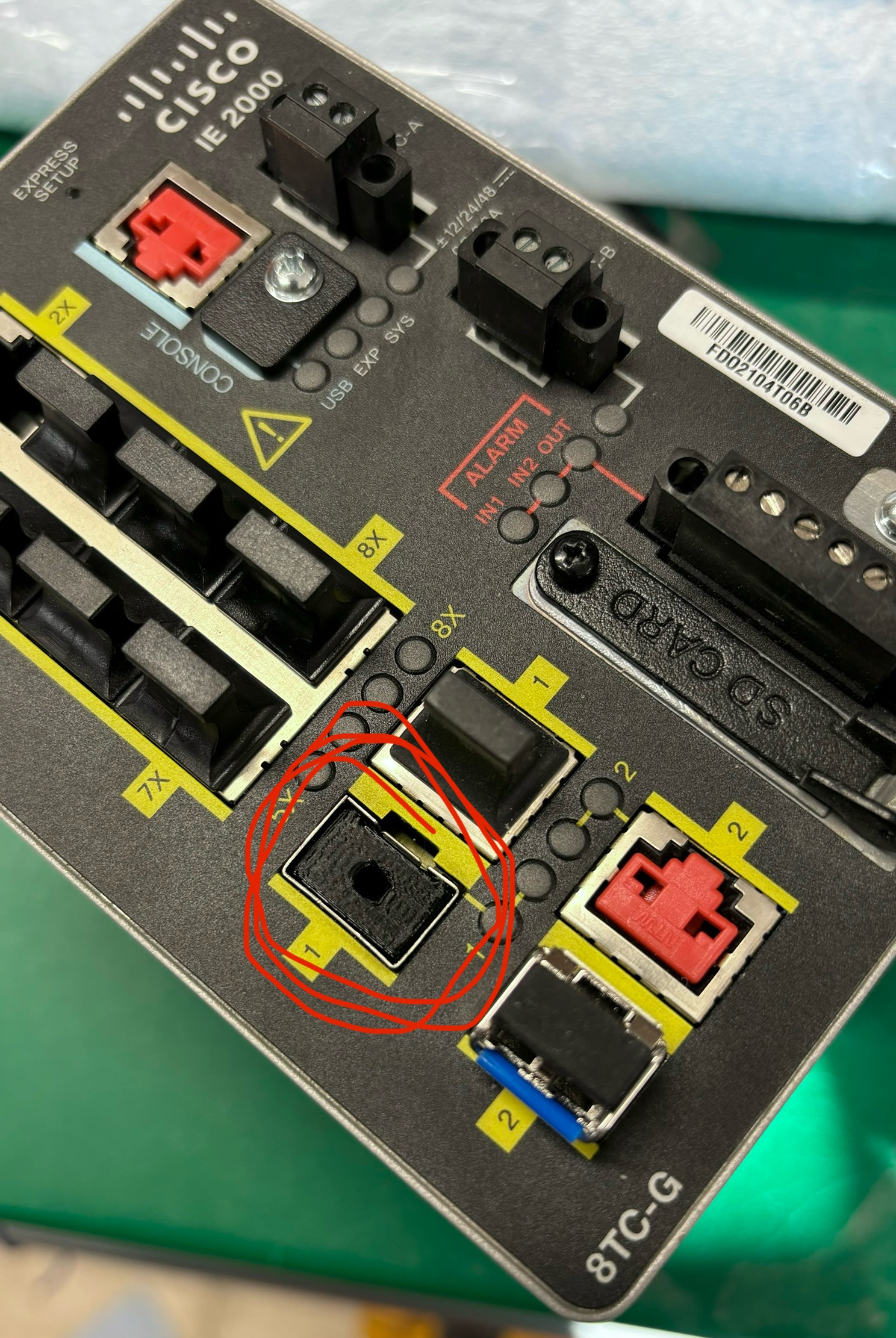 Sfp Port Blocker By Potato Stardust Download Free Stl Model