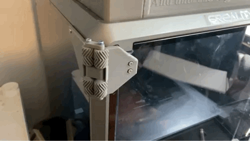 Creality K1 & K1 Max Door Hinges Geared by Mordiev | Download free STL model | Printables.com