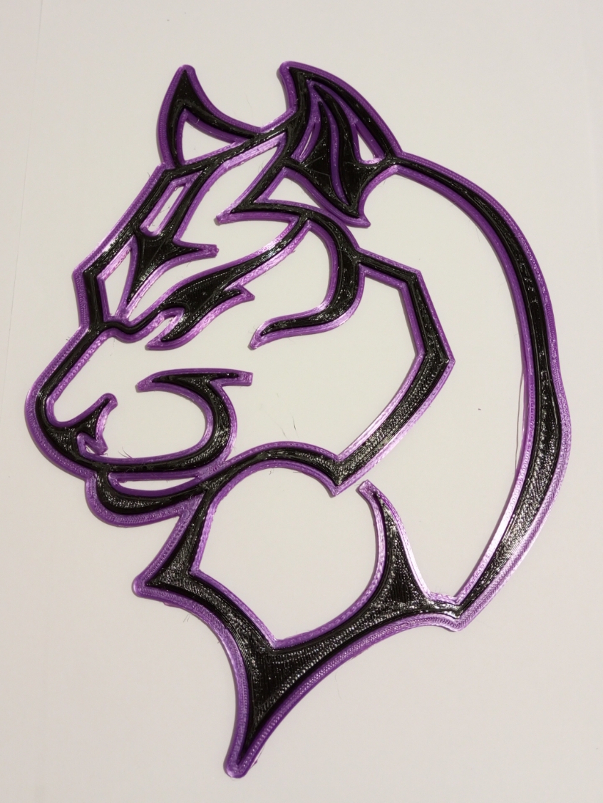 Neon Puma(two parts, no need 2 extruders) by DimOn | Download free STL ...