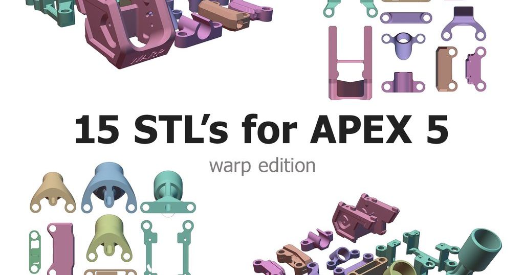 Apex / Apex HD / Apex Pro / Apex evo pack (WARP) by Евгений Попов | Download free STL model ...