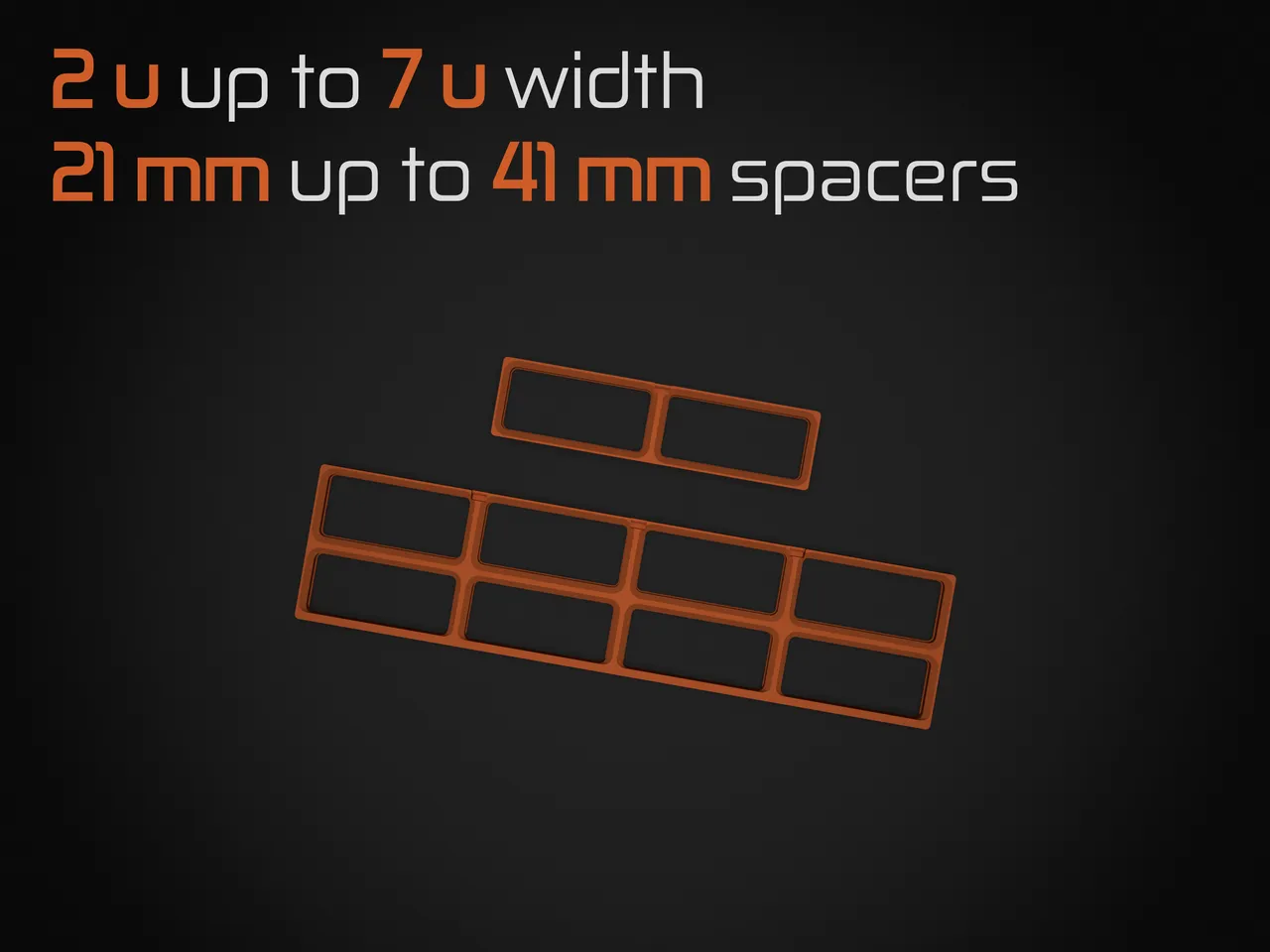 Gridfinity Clip Base - Half Grid Spacers by HuMa | Download free STL ...