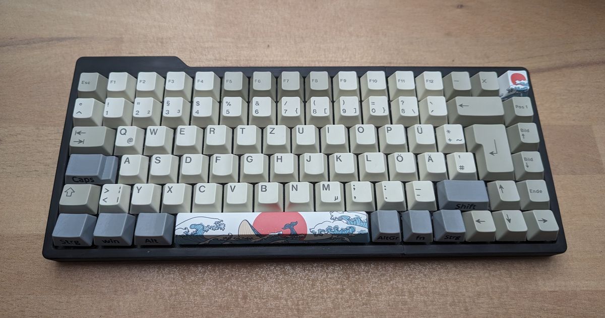 ISO 75% Tastatur / SiCK-84 Mechanical Keyboard by deguezli | Download ...