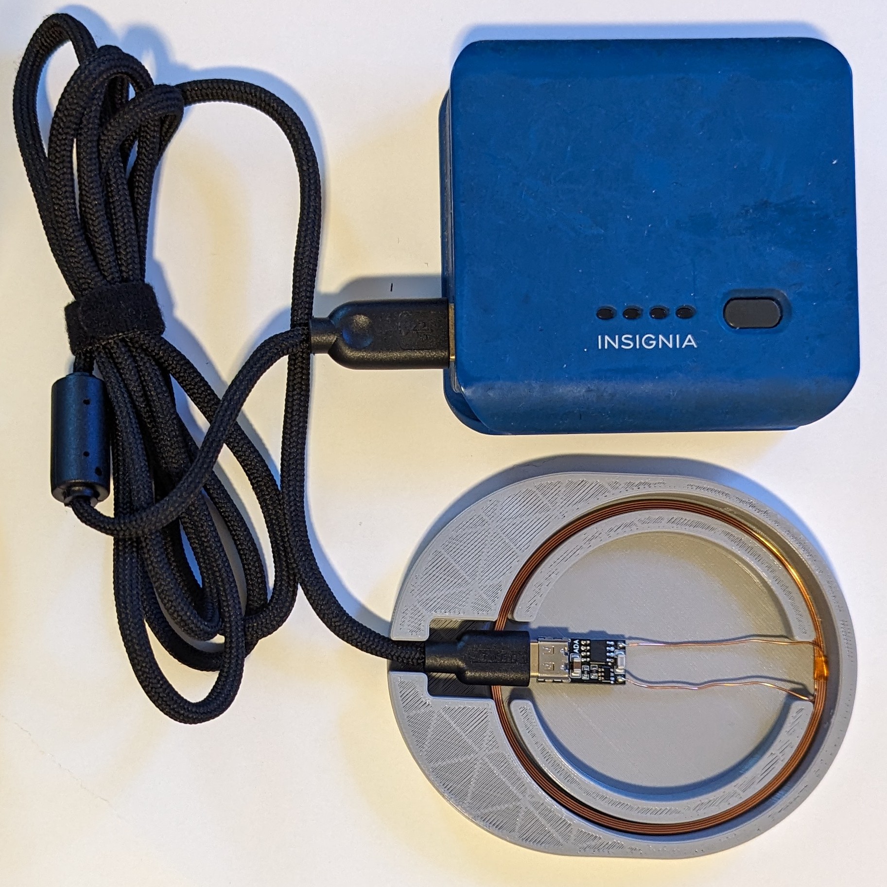 Platform for Wireless LEDs Coil by steamtronics | Download free STL ...