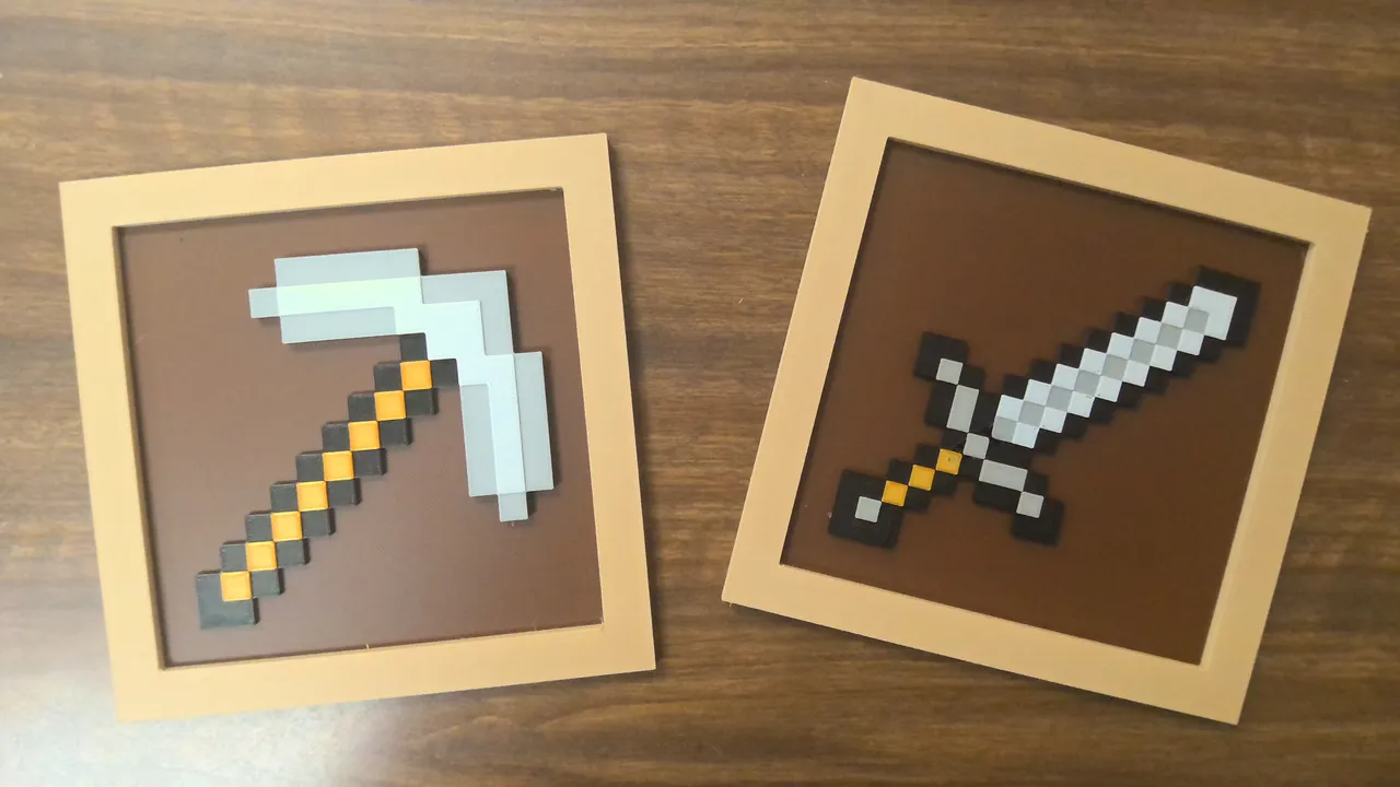 Minecraft Item Frames by Fsiaux | Download free STL model | Printables.com