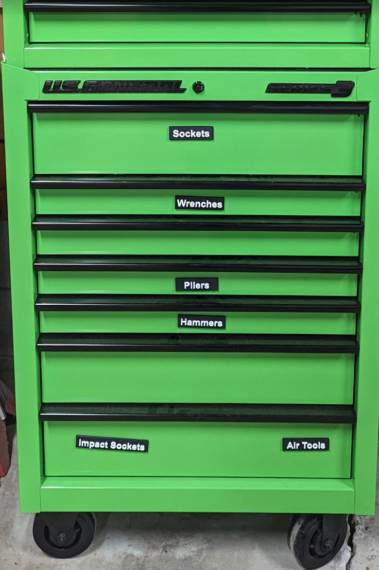 Toolbox Drawer Labels by B1llb3rt | Download free STL model ...