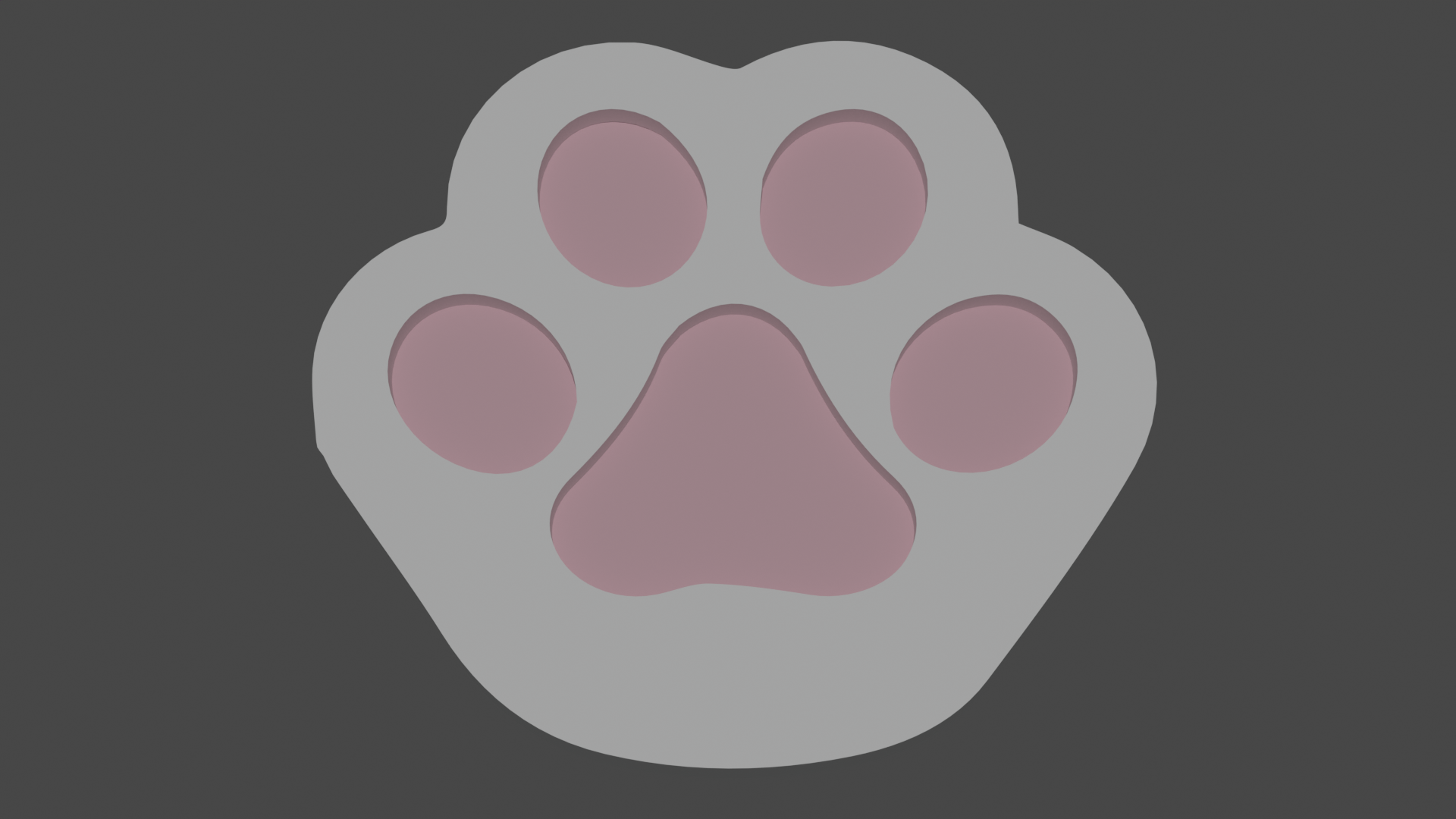 Cat paw coaster by Chinchilla | Download free STL model | Printables.com