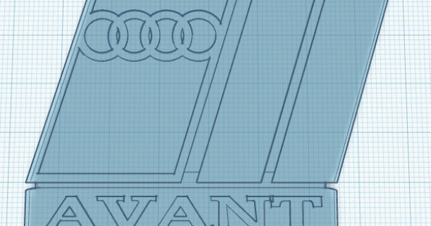 Audi Avant Badge by martintondel | Download free STL model | Printables.com