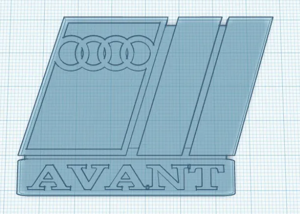 Audi Avant Badge by martintondel | Download free STL model | Printables.com