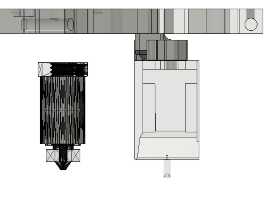 Flsun v400 mount for BIQU MicroProbe V2.0 by Lepresean | Download free ...