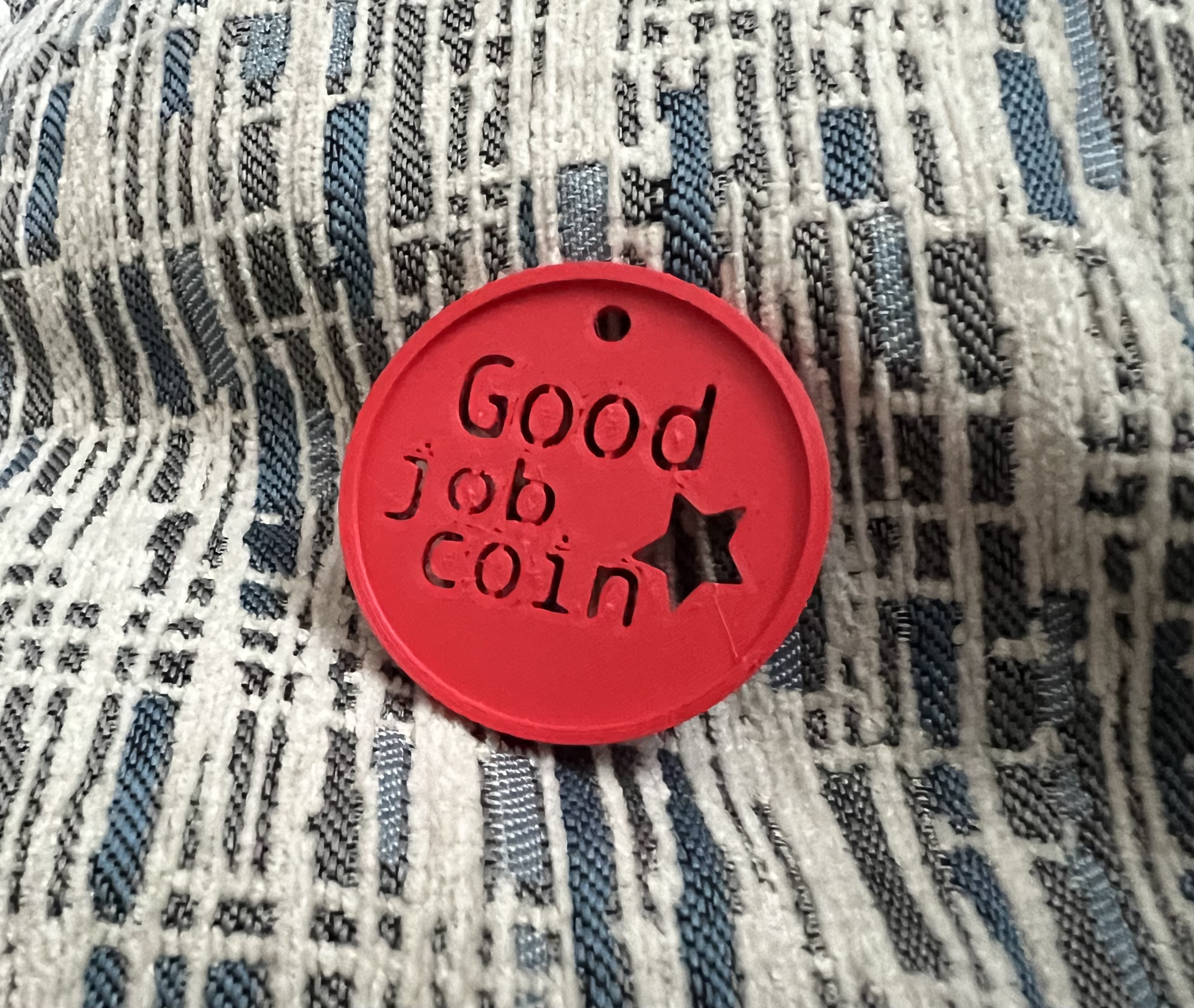 Good job coin for school classroom or home recognition by Ktowns ...