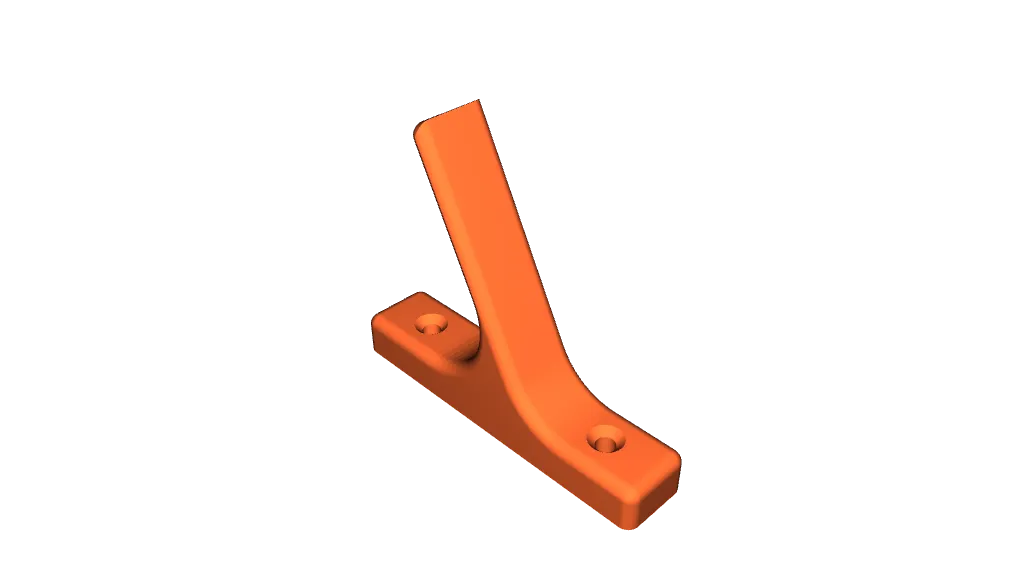 Angled license plate shelf by zachnfine | Download free STL model ...