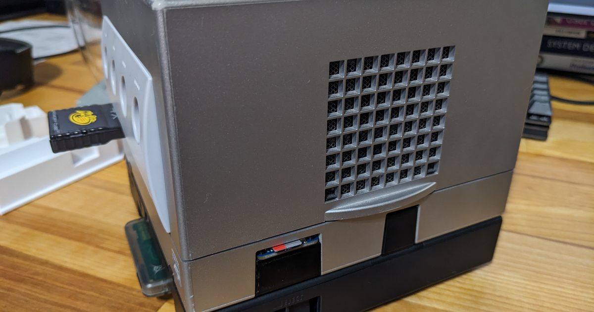 Gamecube Sd2sp2 Sd Card Mount By Rickdgray Download Free Stl Model 