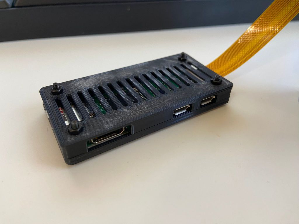 Raspberry Pi Zero W and Zero 2W Case by Flip | Download free STL model ...