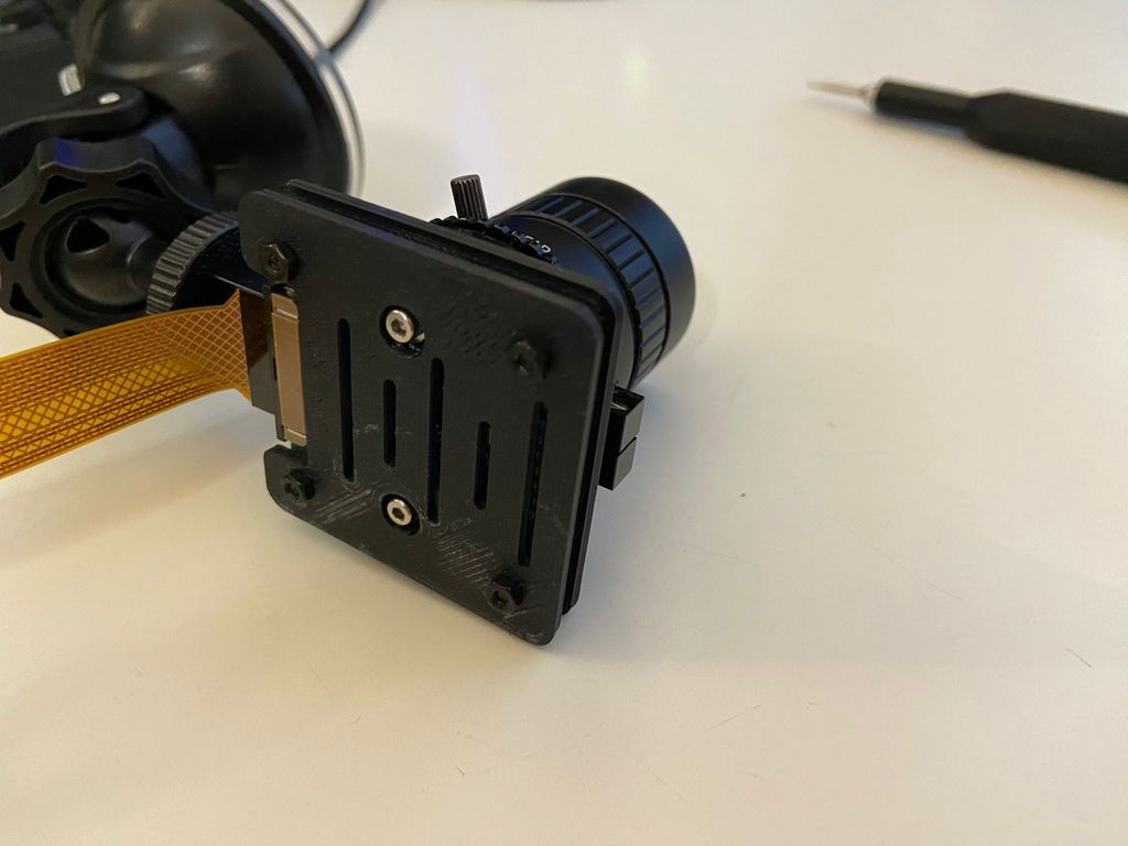 Raspberry Pi HQ Camera Case por Flip | Descargar modelo STL gratuito ...