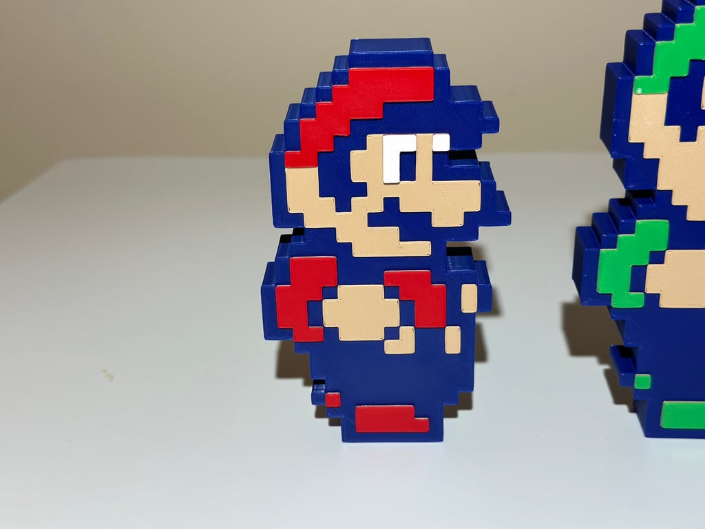 Super Mario 2 (NES) Figurines by rockstarTS | Download free STL model ...