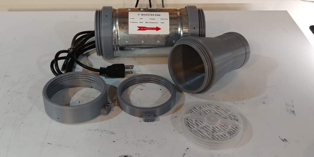 Fume Extractor Inline Fan and HEPA Filter Holder von MrFlippant ...