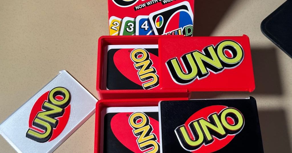Uno Card Box by rockstarTS | Download free STL model | Printables.com
