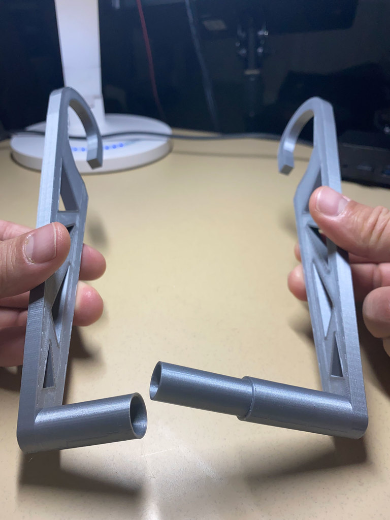 Filament Spool Hanger: 2-piece by rockstarTS | Download free STL model ...