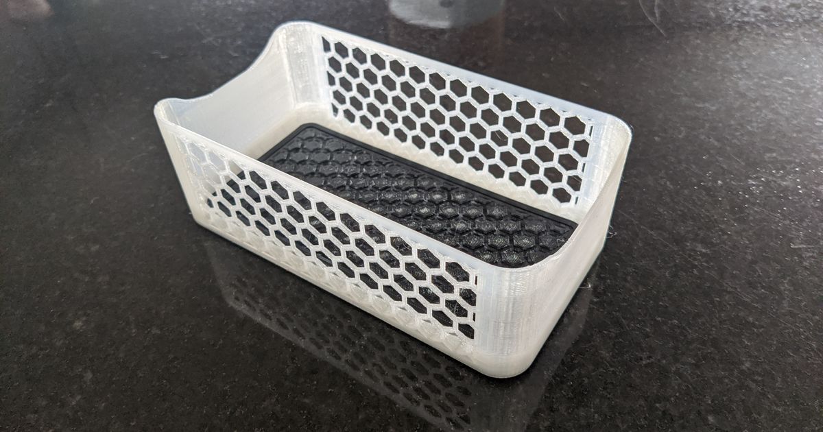 Hexagon Storage Bin w/Mat by leonnosyt | Download free STL model ...