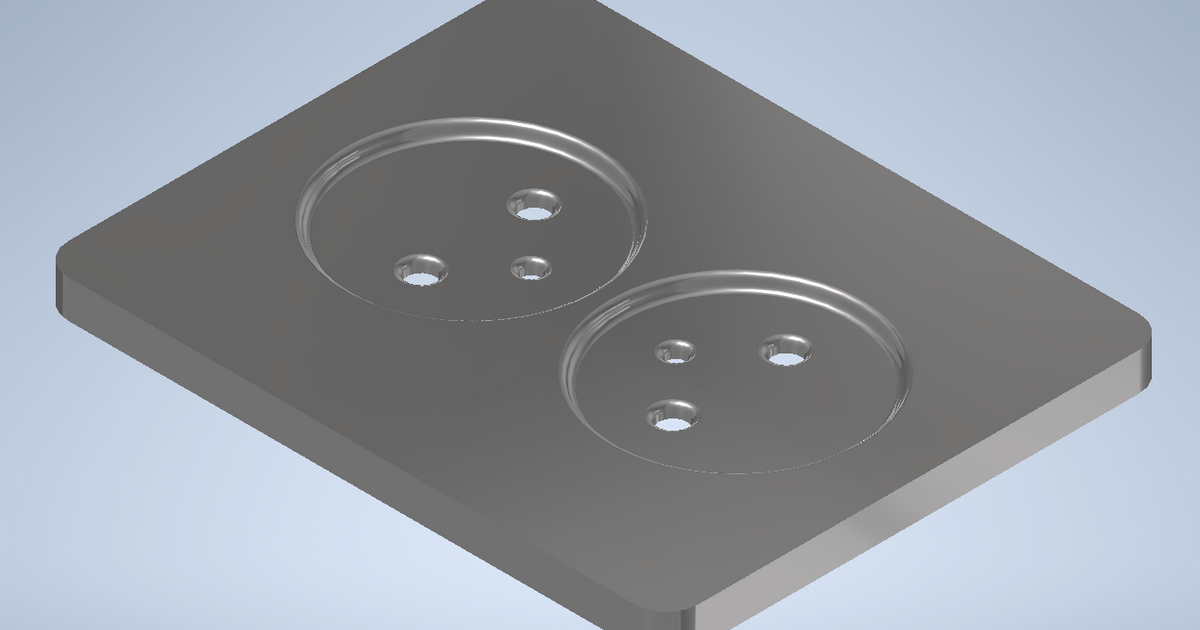 Wall outlet 240V (Corrected) by Rob-EU | Download free STL model ...