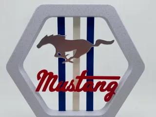Mustang frame by Xav83 | Download free STL model | Printables.com
