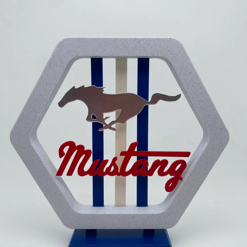 Mustang frame by Xav83 | Download free STL model | Printables.com