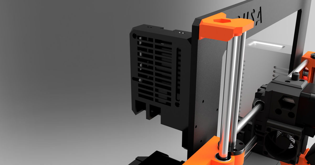 Raspberry Pi4 case for Prusa MK3/S/+ by fluffy0026 | Download free STL ...