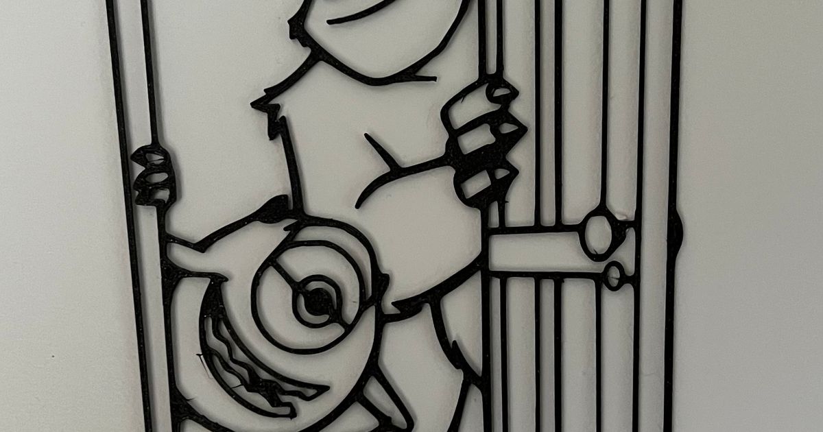 Monsters, Inc. (Bob Razowski and Jacques Sullivan) Wall Art by ...