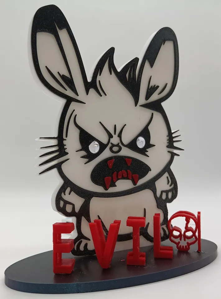 evil bunny cartoon