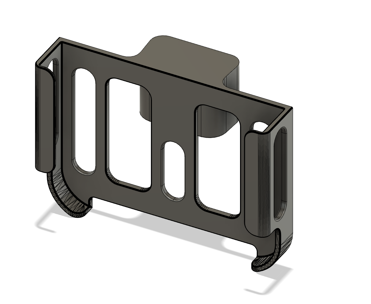 Mac mini holder for Dell U2515 by Andrew T | Download free STL model ...