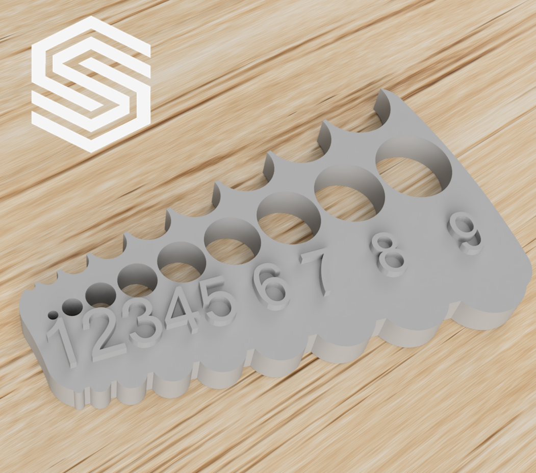 Ultimate Circle / Fillet Gauge by UniversalMaker | Download free STL ...