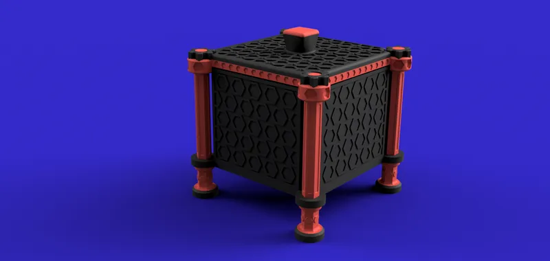 Ornamental Box - HEX Design by Peter Martin | Download free STL model ...