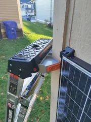 Renogy 100W solar panel feet by Public_username | Download free STL ...