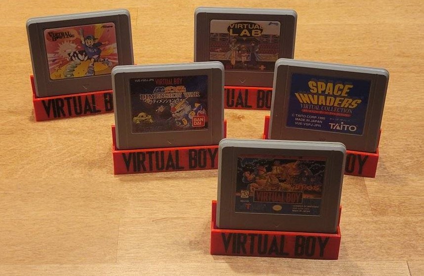 Nintendo Virtual Boy Game Display Stand by dudeway4 | Download free STL ...