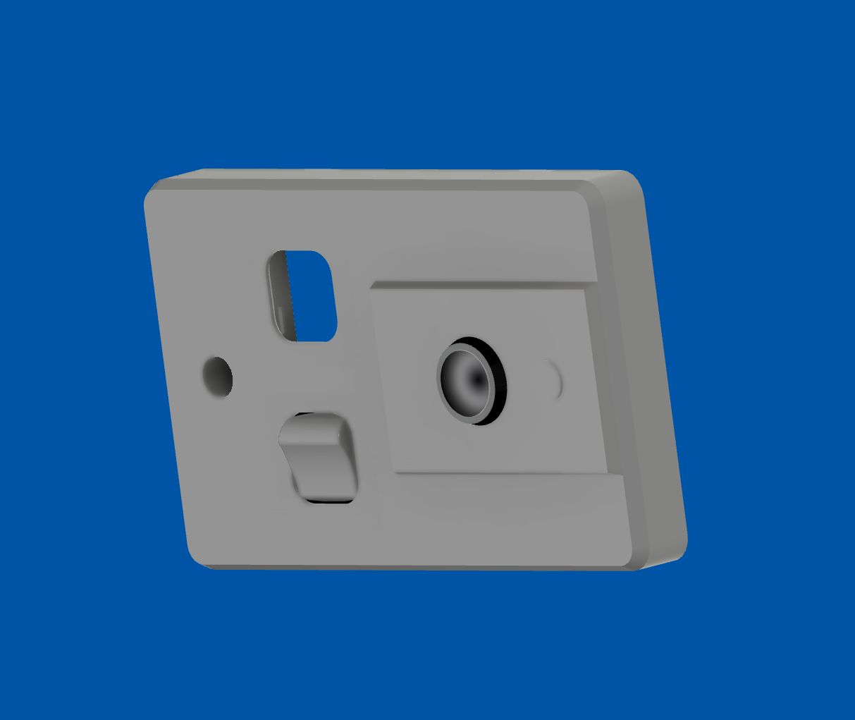 Switch Wall Plate - Double Plus Push Button by Wiseone | Download free ...