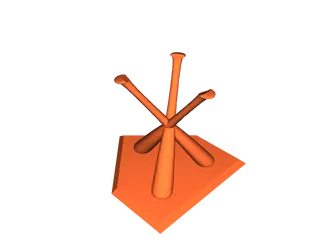 Baseball Display Stand by Ray | Download free STL model | Printables.com