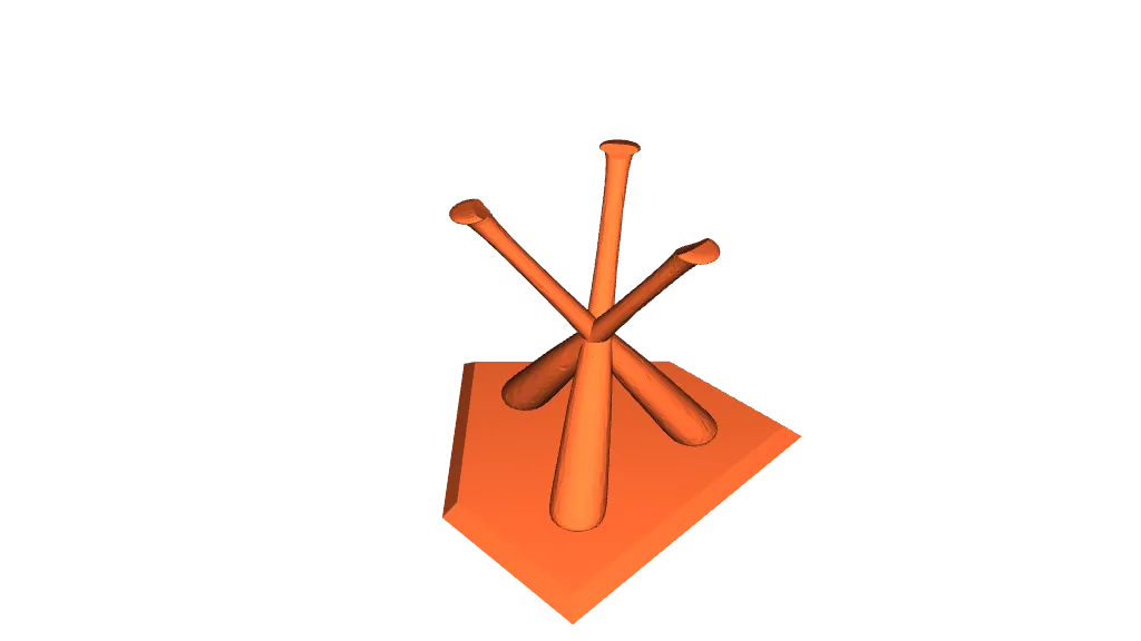 Baseball Display Stand by Ray | Download free STL model | Printables.com