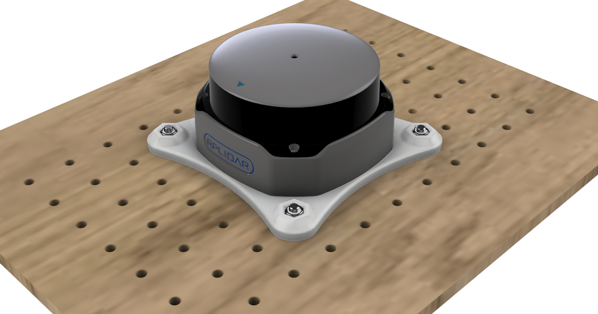 RPLidar S2 TurtleBot2 table bracket mount by dgarcu | Download free STL ...