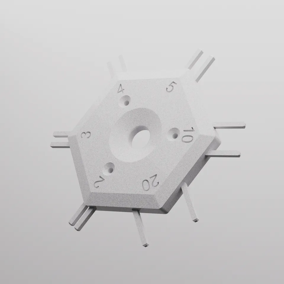 Touch Test Tool - 2-Point Discriminator by Kibosh | Download free STL ...