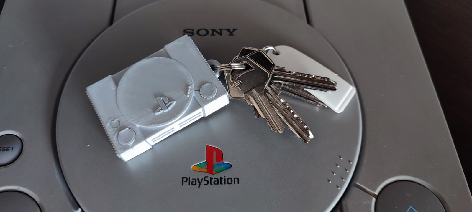 PSX Playstation consolle Keychain by Info Sakkez | Download free STL ...