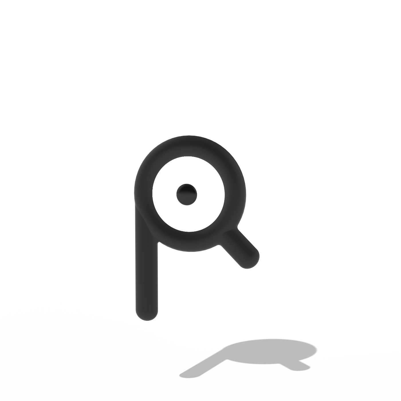 Pokémon Unown R by ZhangarG | Download free STL model | Printables.com