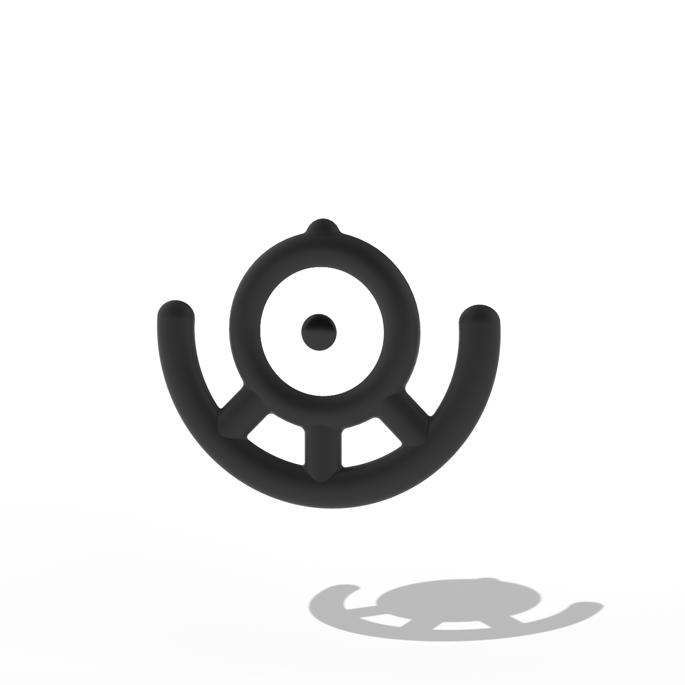 Pokémon Unown U by ZhangarG | Download free STL model | Printables.com