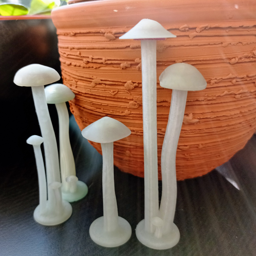 Mushrooms by Gesh | Download free STL model | Printables.com