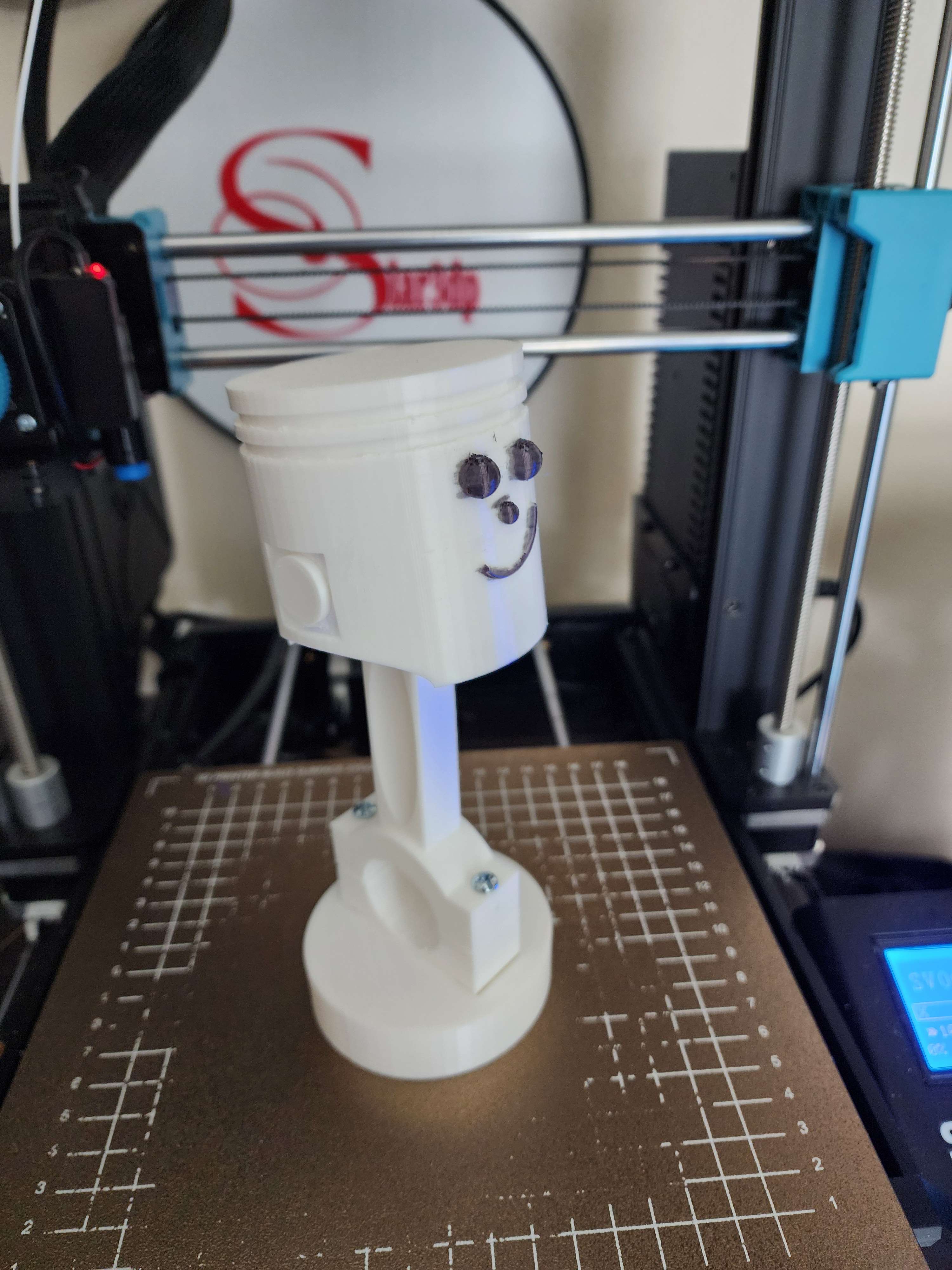 happy piston setup by Solar3dp | Download free STL model | Printables.com