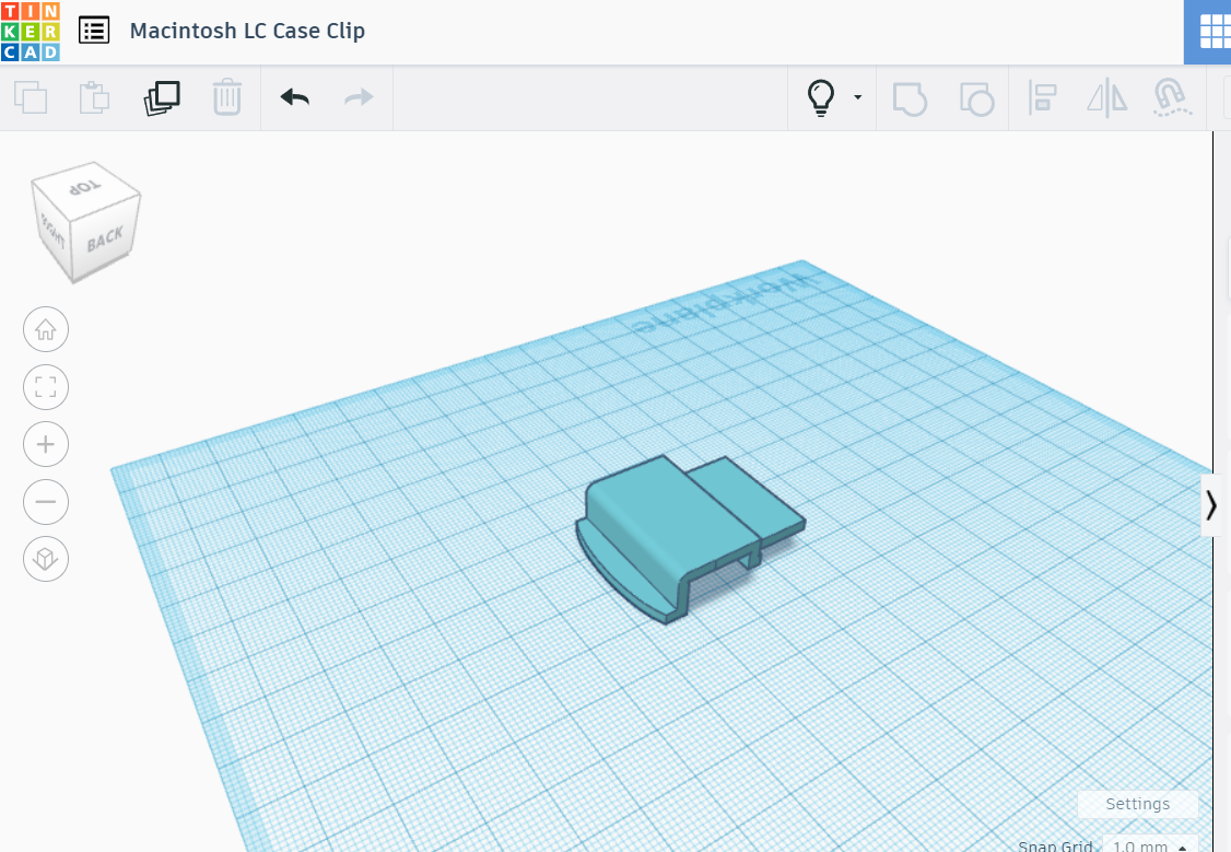 Macintosh LC case clip by MadMac | Download free STL model | Printables.com